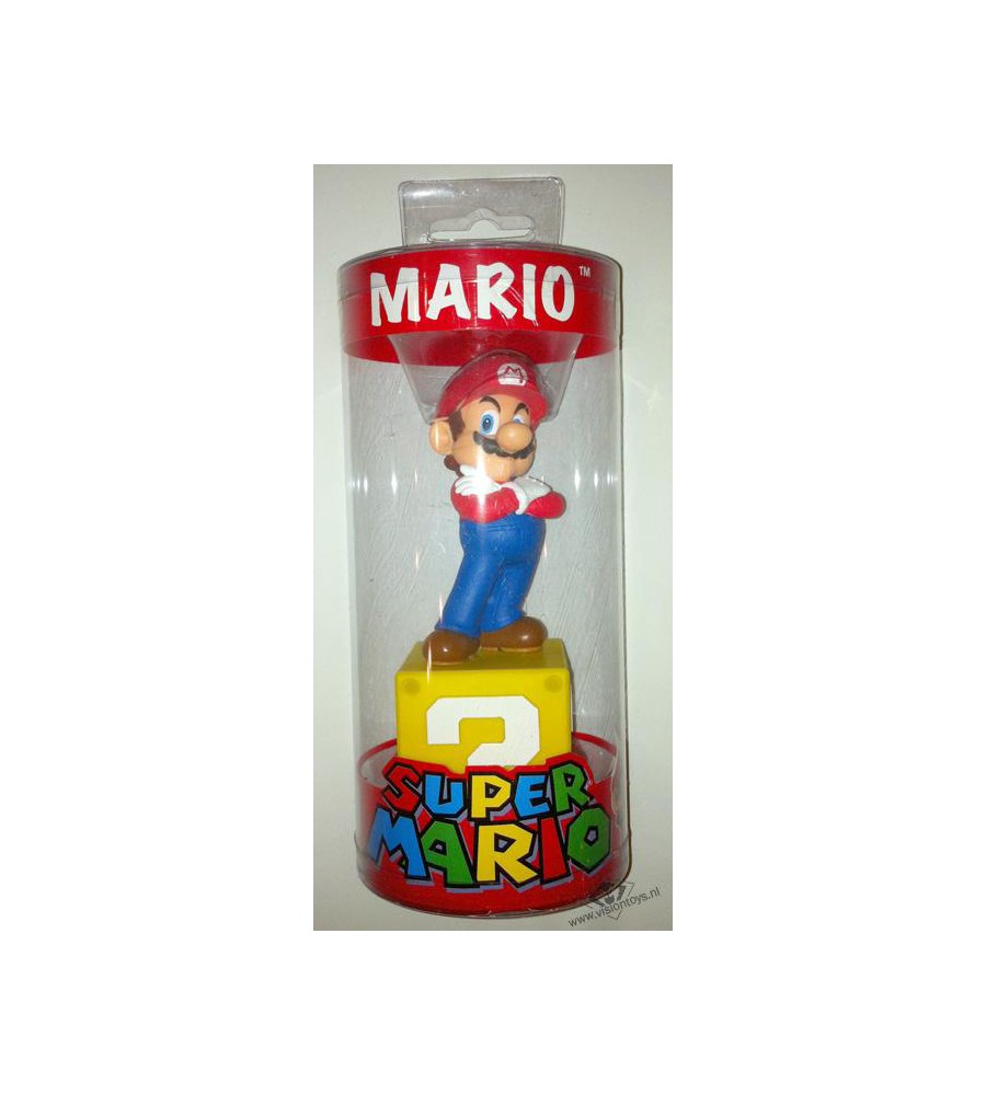 Super Mario: Mario on Question Mark Figure - Visiontoys