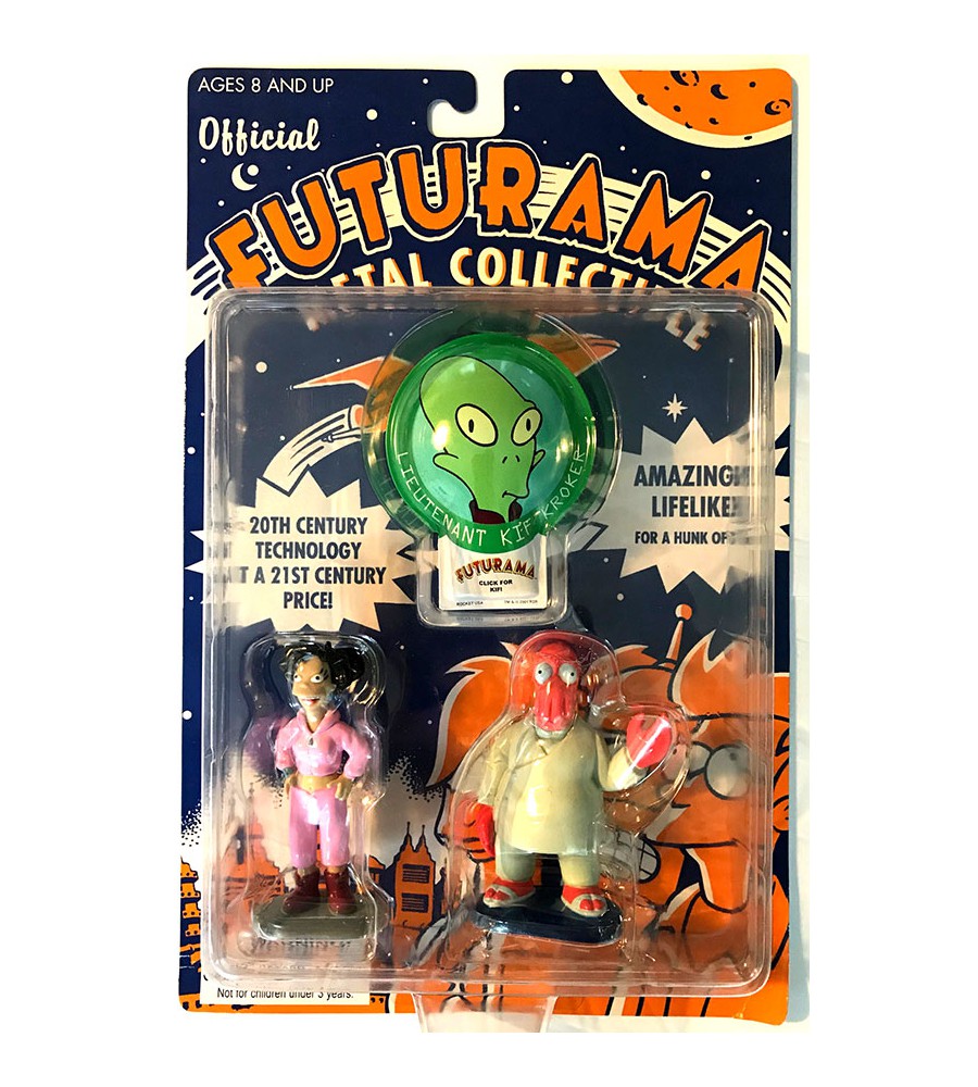 Futurama: Metal Collectible Amy Wong & Dr.Zoidberg 2-pack - Visiontoys