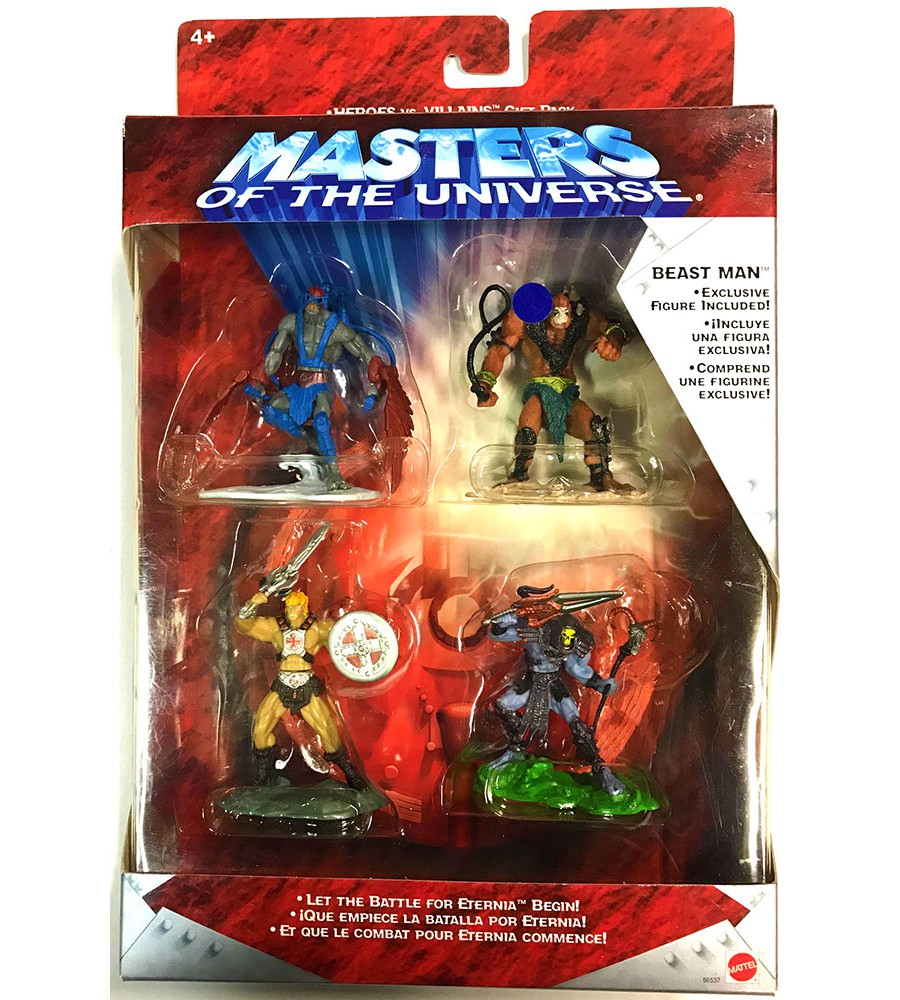 Masters of the Universe: 200X Stratos, Beast Man, He-Man, Skeletor Mini ...
