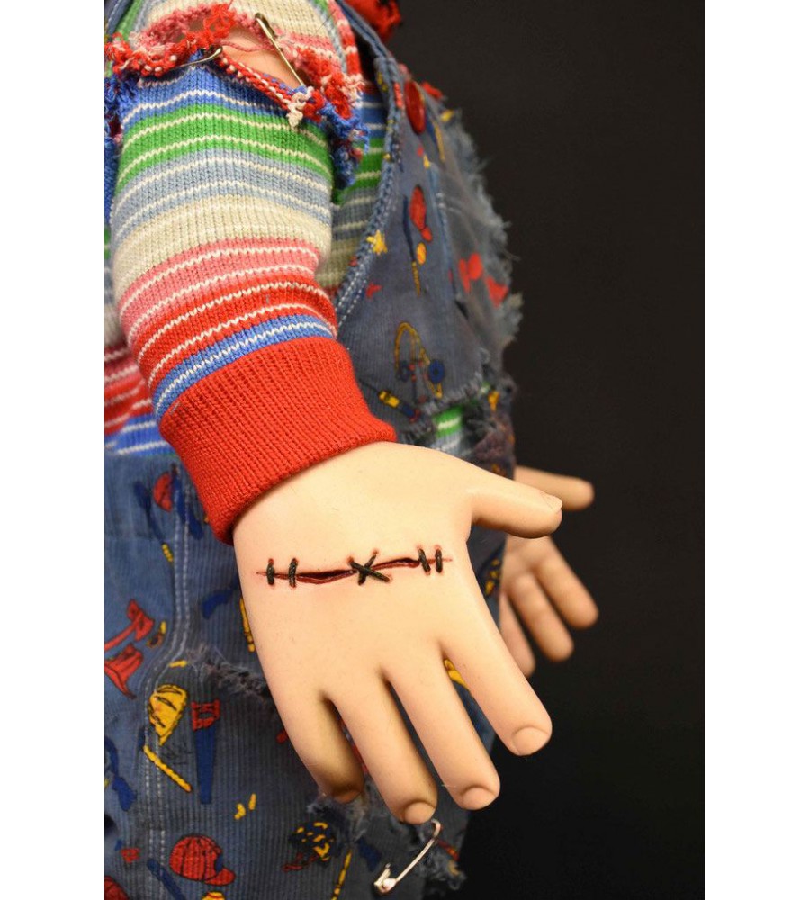 Seed of Chucky: Prop Replica Lifesize 1/1 Scarred Chucky Doll - Visiontoys