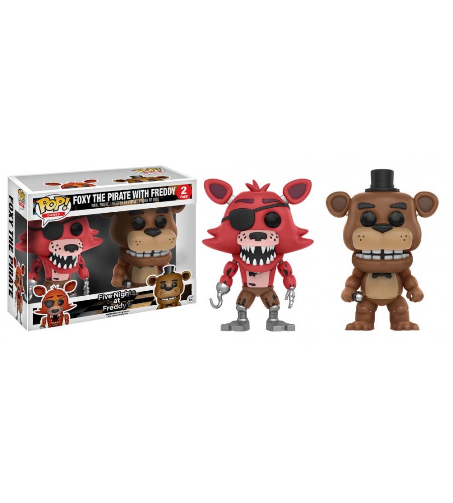 Five Nights at Freddy's: Pop! Foxy with Freddy Vinyl Figure 2-pack ...