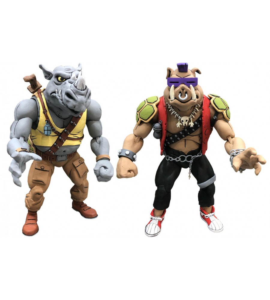 Teenage Mutant Ninja Turtles: Classic TMNT Cartoon Bebop & Rocksteady ...