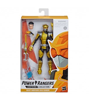 Power Rangers Lightning Collection: Beast Morphers Gold Ranger - Visiontoys
