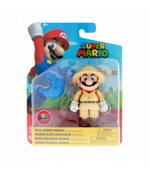 World of Nintendo: Explorer Mario Action Figure - Visiontoys