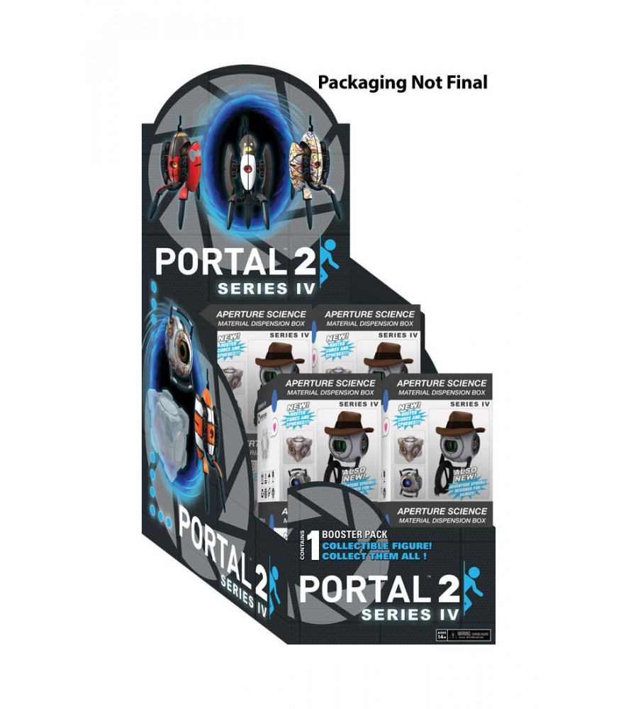 Portal 2: Sentry Turret Cubes & Spheres Mini Trading Figure - Visiontoys