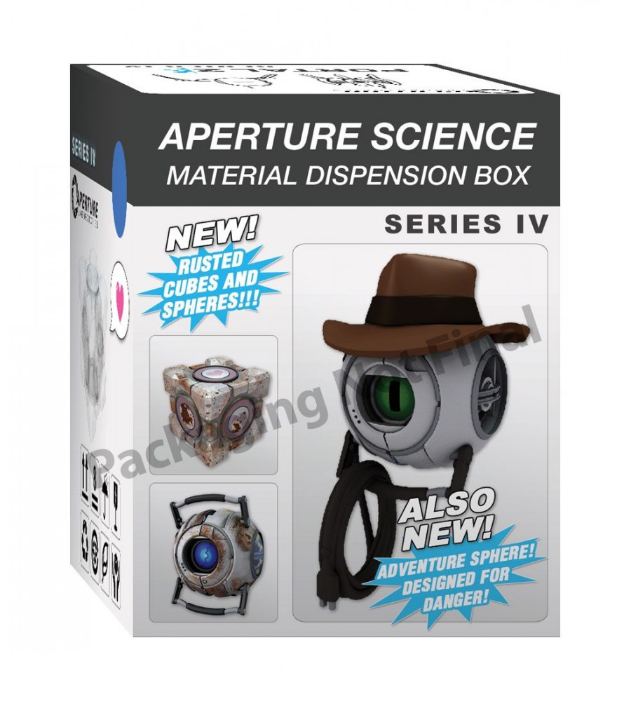 Portal 2: Sentry Turret Cubes & Spheres Mini Trading Figure - Visiontoys