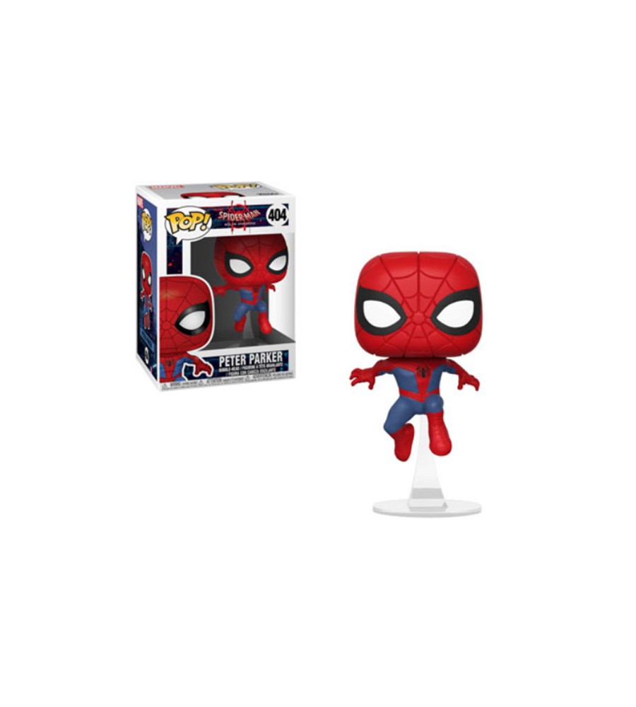 Spider-Man into the Spiderverse: Pop! Peter Parker Spiderman Vinyl ...