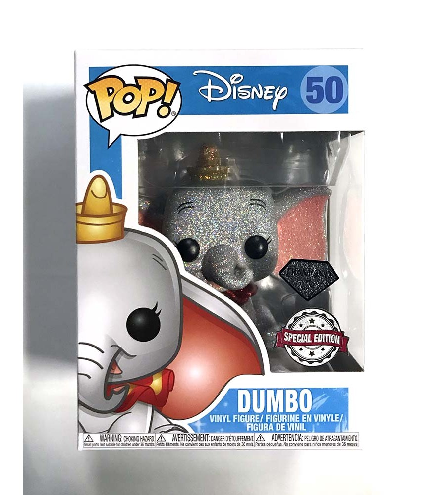 Disney: Pop! Diamond Collection Glitter Dumbo Vinyl Figure - Visiontoys