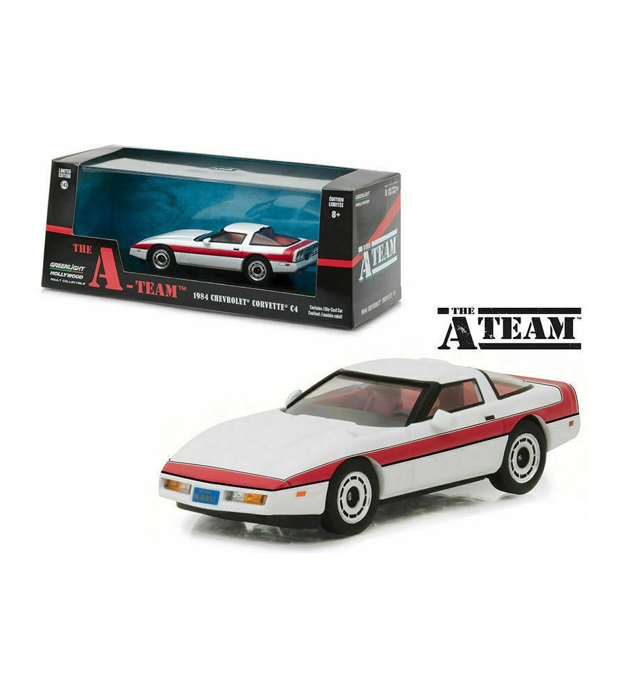 The A-Team: 1984 Chevrolet Corvette C4 1/43 Scale - Visiontoys