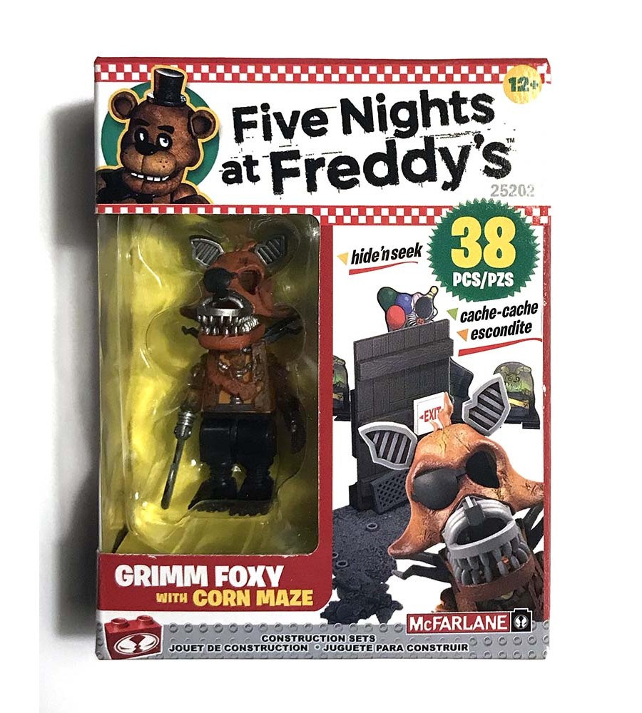 Five Nights at Freddy's: Grimm Foxy with Corn Maze Buildable Set ...