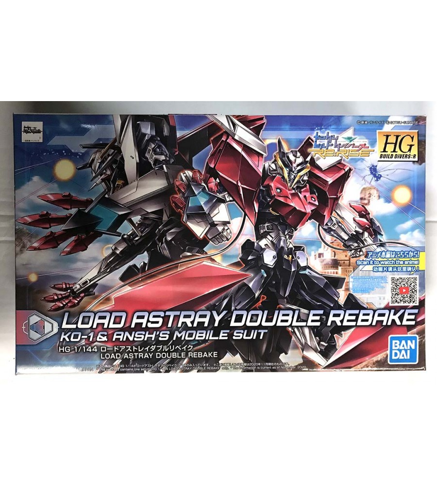 Gundam: 1/144 HG Load Astray Double Rebake Model Kit - Visiontoys