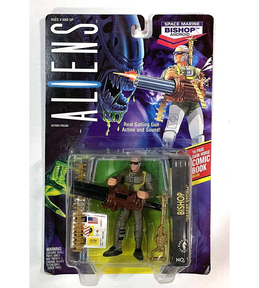 Aliens: Original 90's Space Marine Bishop Android Action Figure ...