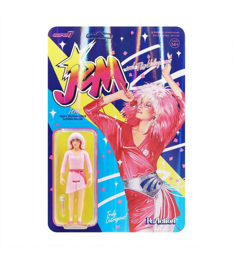 JEM and the Holograms: Reaction Jem Retro Action Figure - Visiontoys