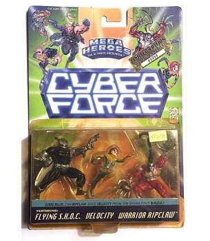 Cyber Force: SHOC, Velocity & Ripclaw Mini Figures 3-pack - Visiontoys