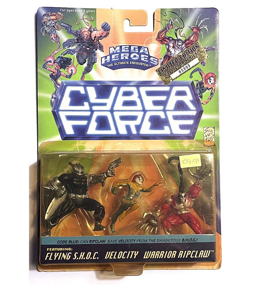 Cyber Force: SHOC, Velocity & Ripclaw Mini Figures 3-pack - Visiontoys