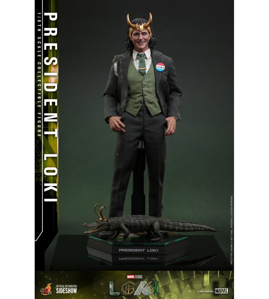 Loki TV-Series: President Loki with Gator 1/6 sixth scale Figure ...