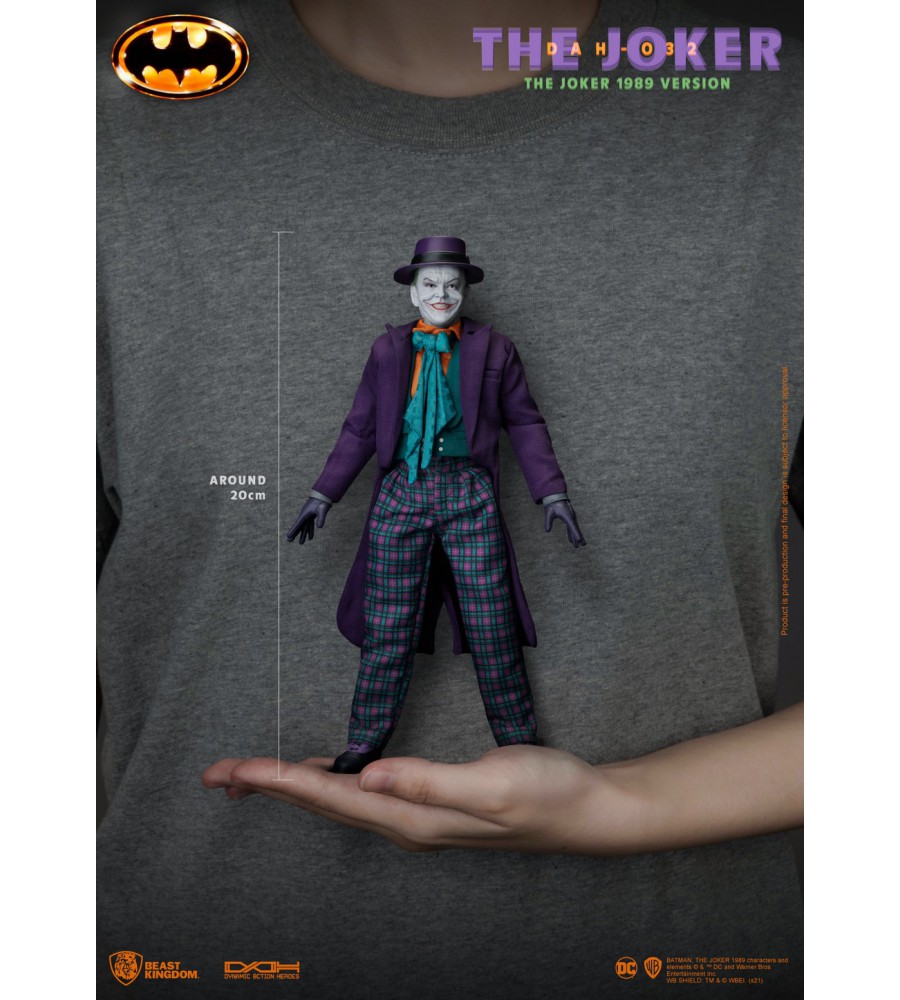 Batman 1989: The Joker Jack Nicholson 8 inch 1/9 scale Figure - Visiontoys