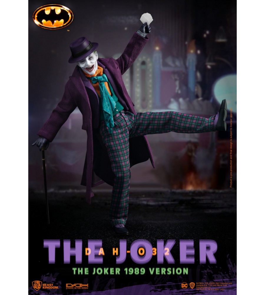 Batman 1989: The Joker Jack Nicholson 8 inch 1/9 scale Figure - Visiontoys