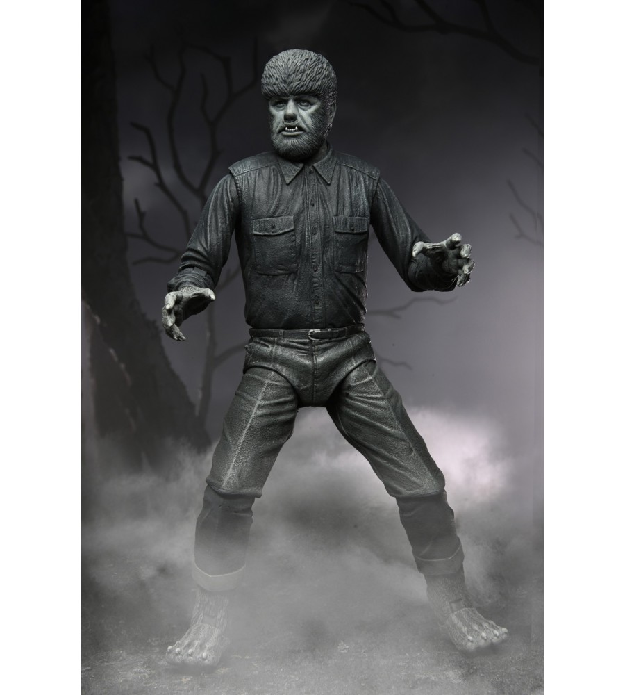 Universal Monsters: Ultimate Black & White Wolfman Action Figure ...