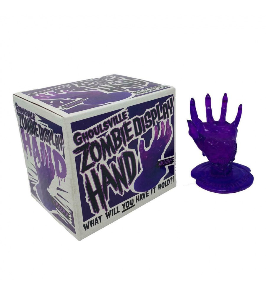 Ghoulsville: Zombie Display Hand (purple) Resin Stand Holder - Visiontoys