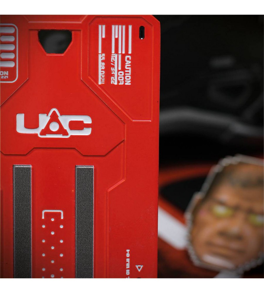 DOOM Eternal: Red Keycard Metal Replica - Visiontoys