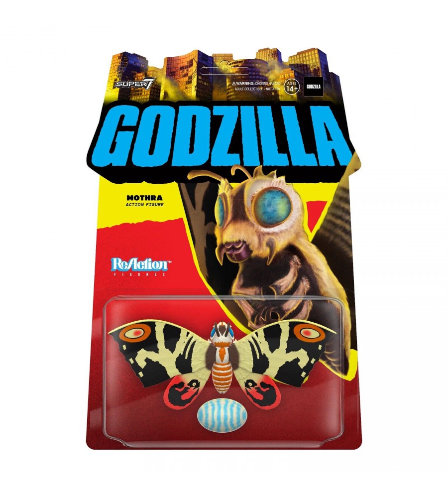 Godzilla: ReAction Mothra Retro Action Figure - Visiontoys