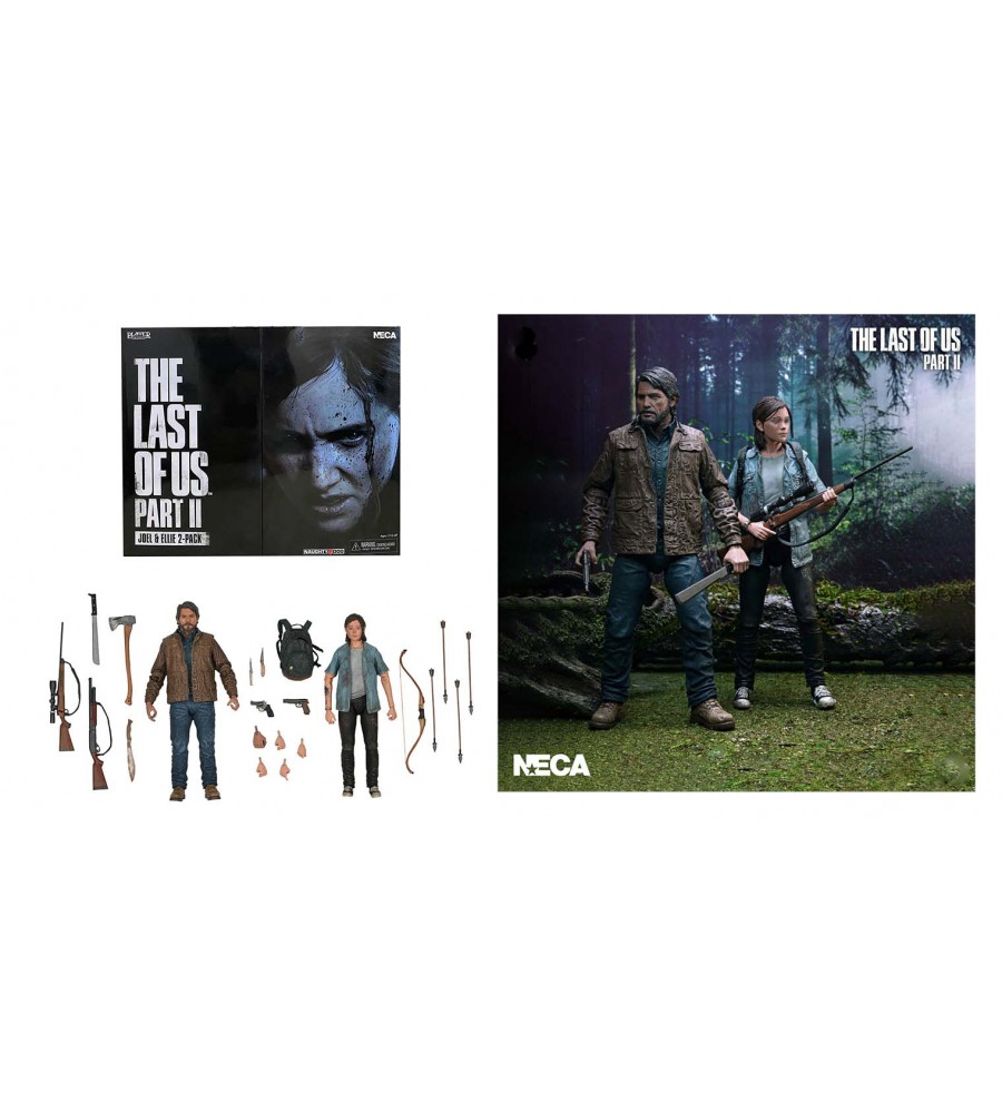 The Last of Us part II: Ultimate Joel & Ellie Action Figure Set - Visiontoys