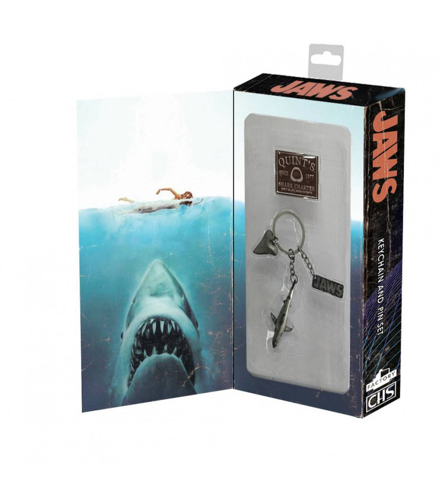 Jaws: CHS Keychain And Pin Set - Visiontoys