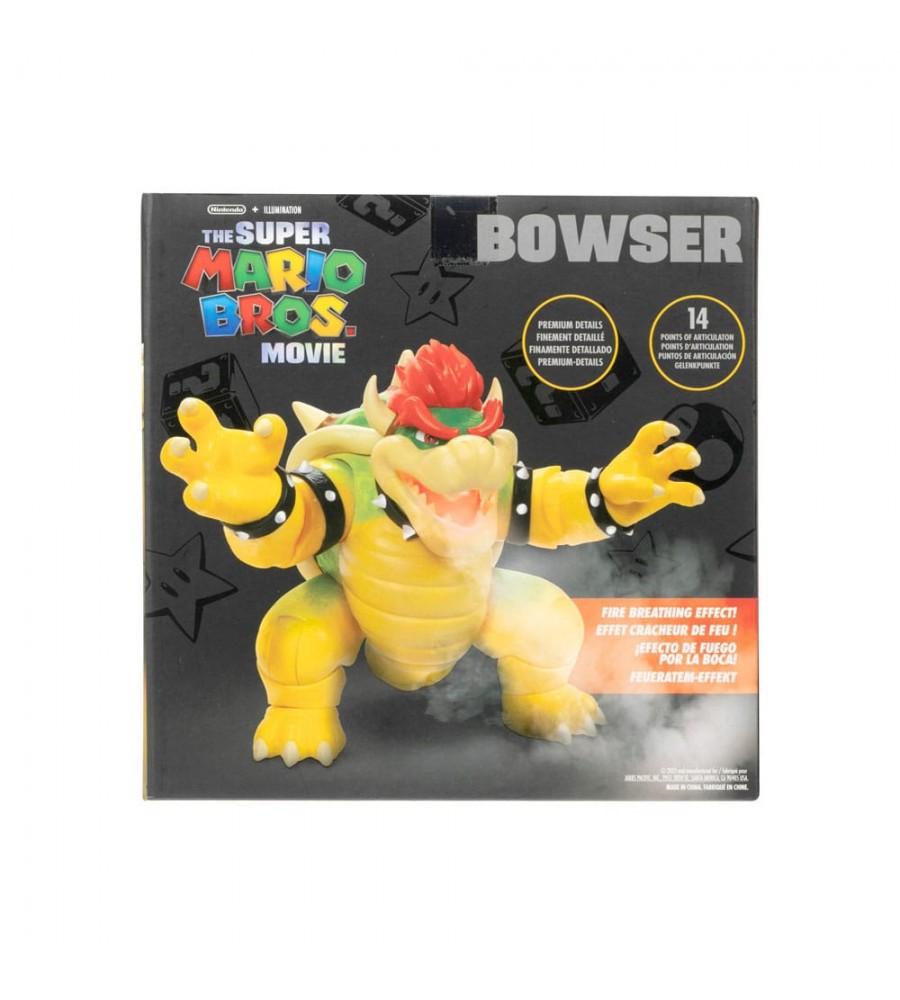 The Super Mario Movie: Fire breathing Bowser Action Figure - Visiontoys