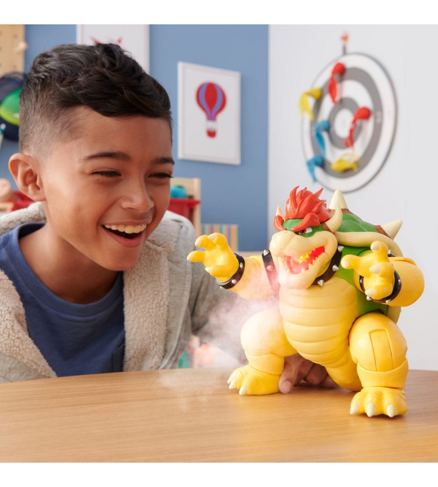 The Super Mario Movie: Fire breathing Bowser Action Figure - Visiontoys