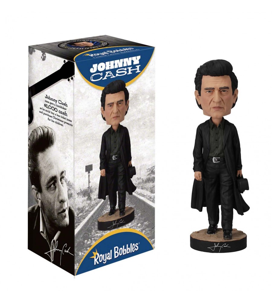 Johnny Cash: The Man in Black Royal Bobbles Bobblehead - Visiontoys