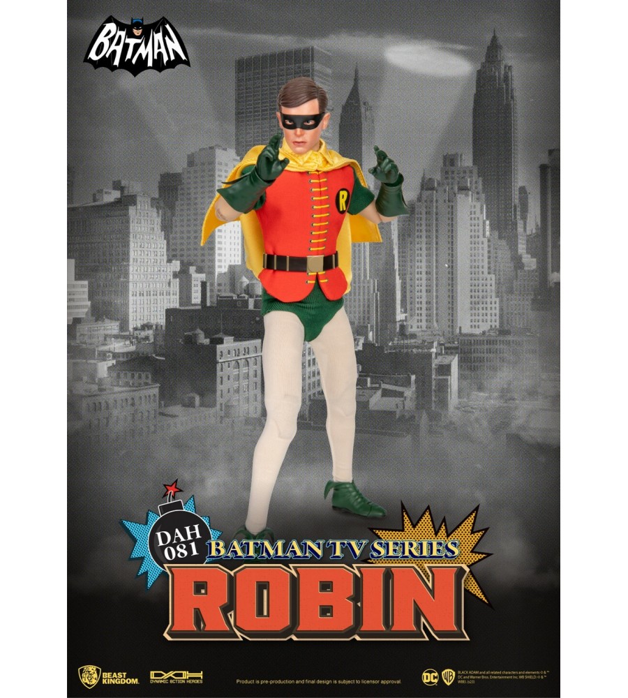 Batman 1966: Robin 8 inch 1/9 scale Figure - Visiontoys