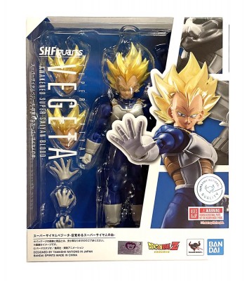 Dragonball Z: S.H. Figuarts Super Saiyan Vegeta Awakened Blood Action Figure - Visiontoys