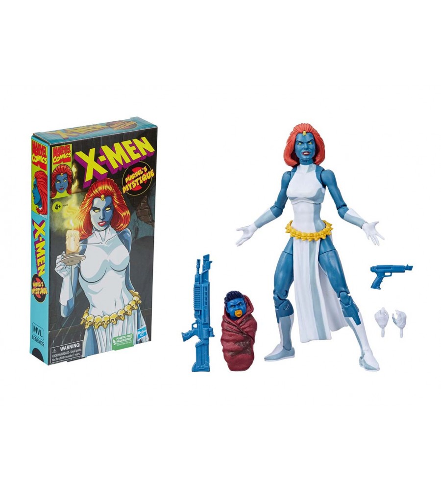 Marvel Legends X-Men Retro Collection: Mystique Action Figure - Visiontoys