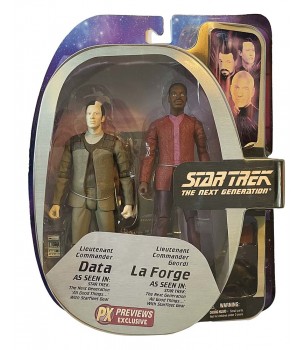 Star Trek The Next Generation: Lieutenant Commander Data & La Forge ...