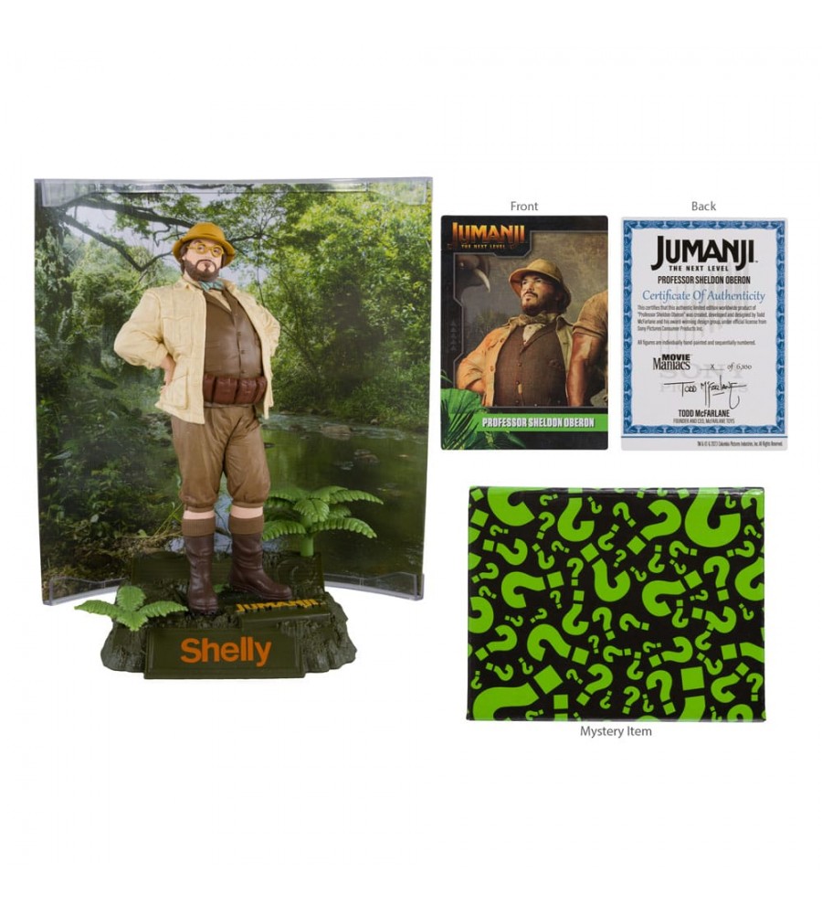 Movie Maniacs: Jumanji Professor Sheloon Oberon Shelly Action Figure ...
