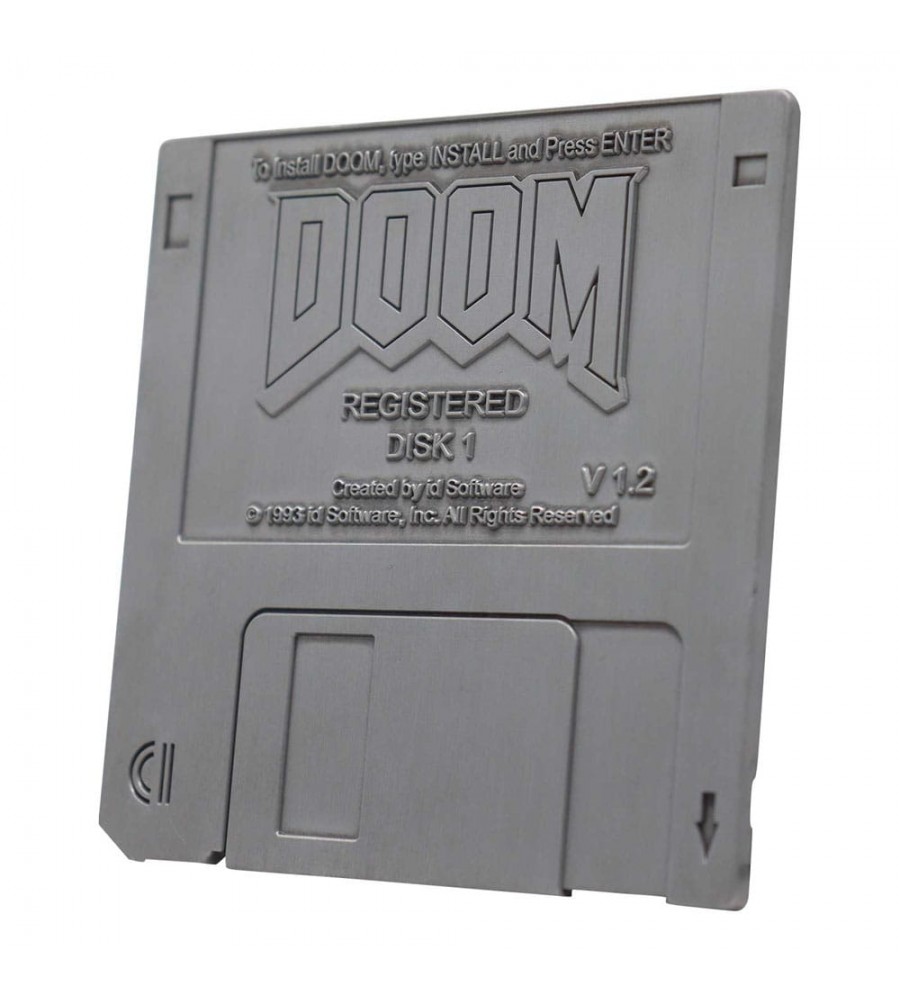 DOOM: Commemorative 1993 Floppy Disc Metal Replica - Visiontoys