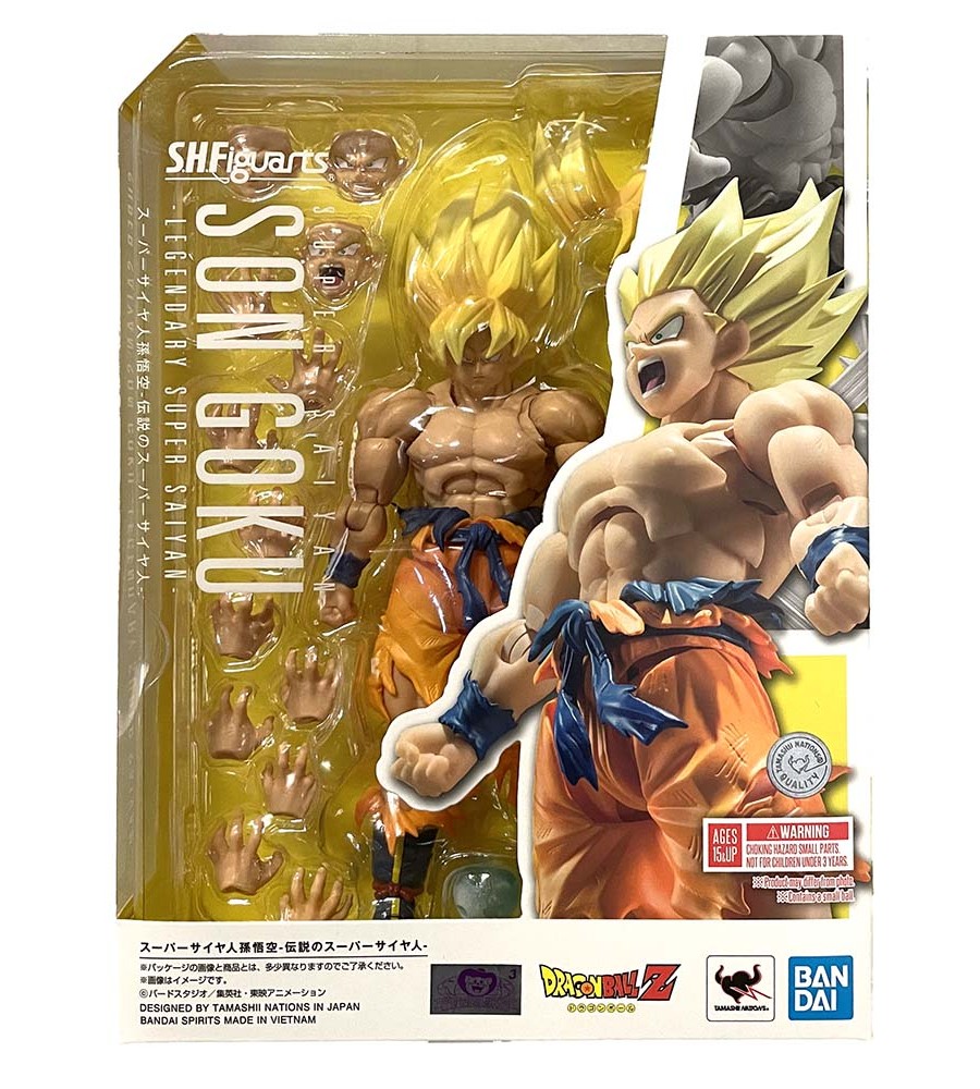 Dragonball Z: S.H. Figuarts Super Saiyan Son Goku Legendary Action ...