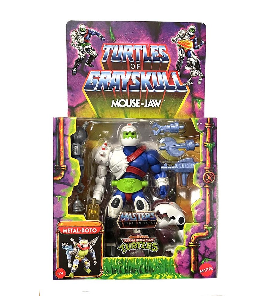 Masters of the Universe X Turtles: Mouse-Jaw Action Figure - Visiontoys