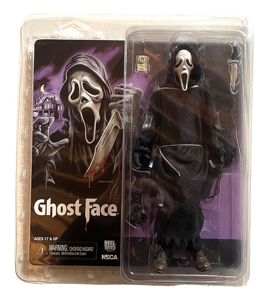 Scream: Ghost Face Retro Style Clothed Action Figure - Visiontoys