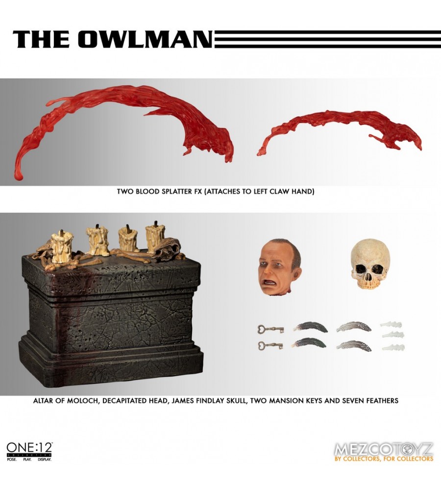 Lord of Tears: Deluxe Owlman One 12 Collective 6 inch Figure - Visiontoys