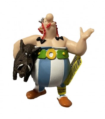 Asterix: Obelix Carrying A Boar PVC Figure - Visiontoys