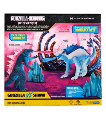 Godzilla x Kong The New Empire: Godzilla vs. Shimo 6 inch Monsterverse ...