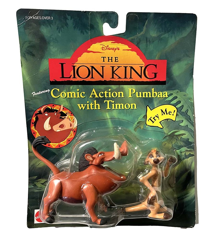 The Lion King: Original 90's Comic Action Pumbaa with Timon Action ...