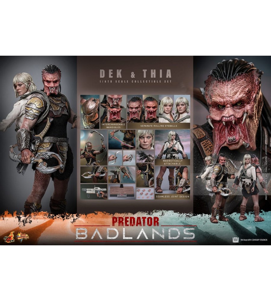 (BINNENKORT VERKRIJGBAAR) Predator Badlands: Dek & Thia 1/6 sixth scale ...