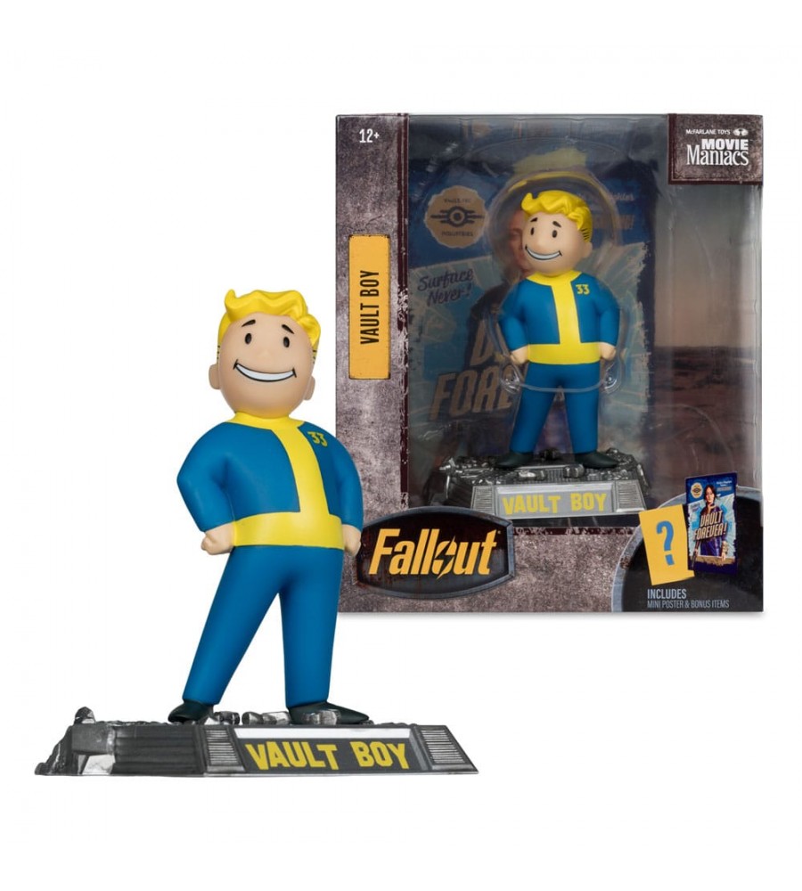 Fallout TV Series: Vault Boy (version 2) Movie Maniacs Action Figure ...