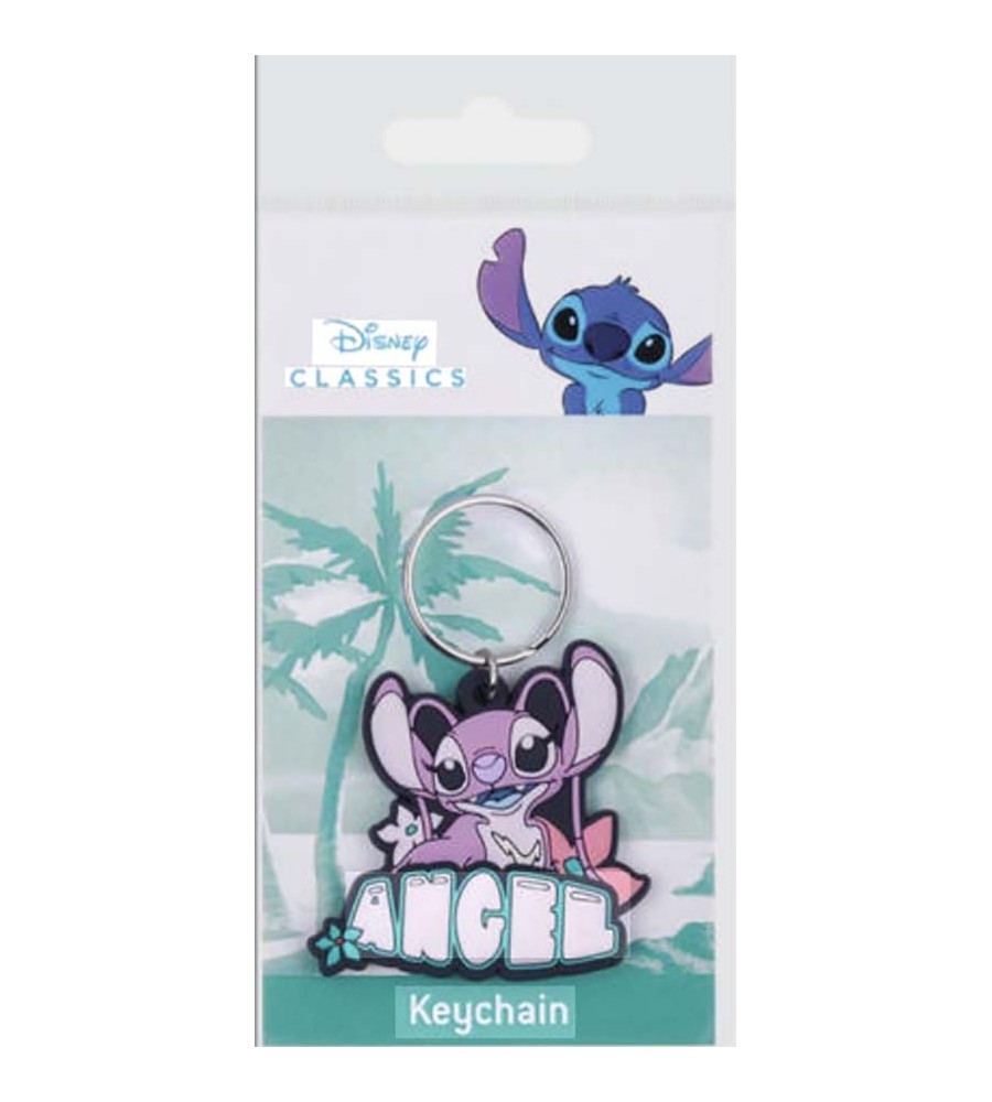 Lilo & Stitch: Angel Rubber Keychain - Visiontoys