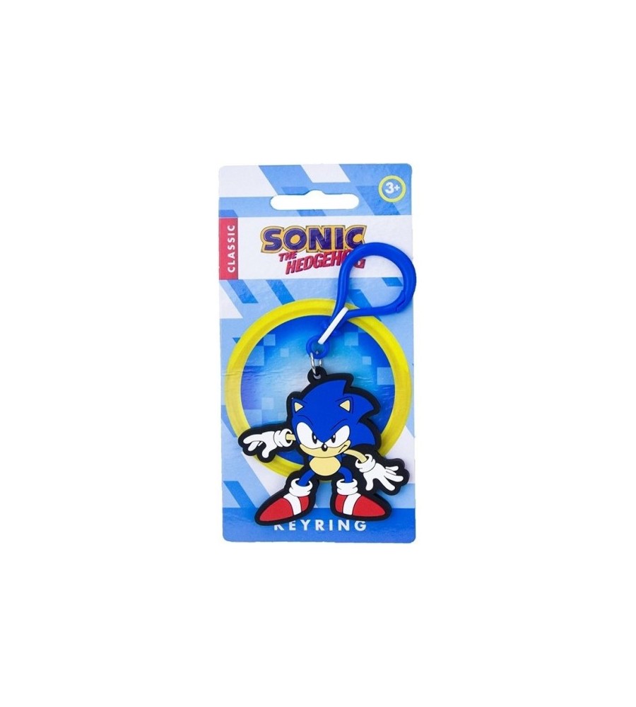 Sonic the Hedgehog: Classic Sonic Rubber Keychain - Visiontoys