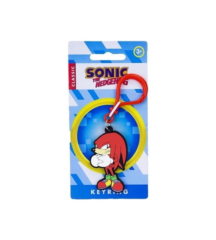 Sonic the Hedgehog: Classic Knuckles Rubber Keychain - Visiontoys