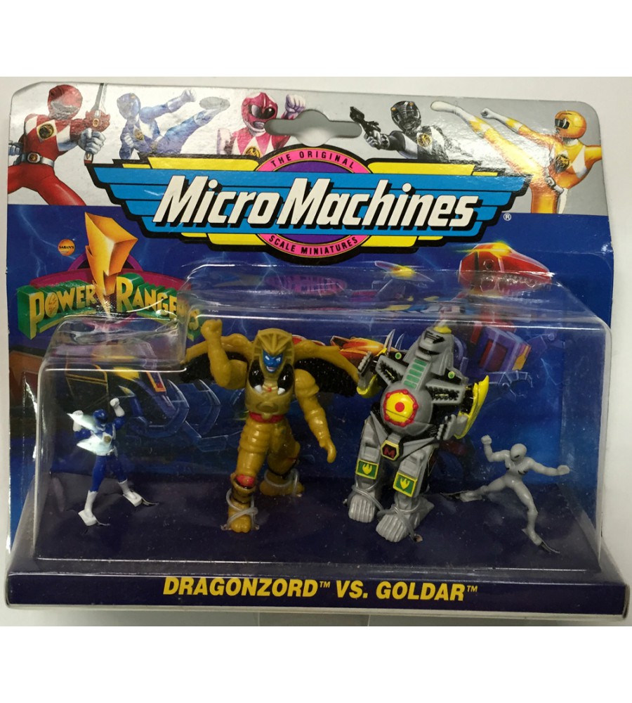 Power Rangers: Micro Machines: Dragonzord vs. Goldar - Visiontoys